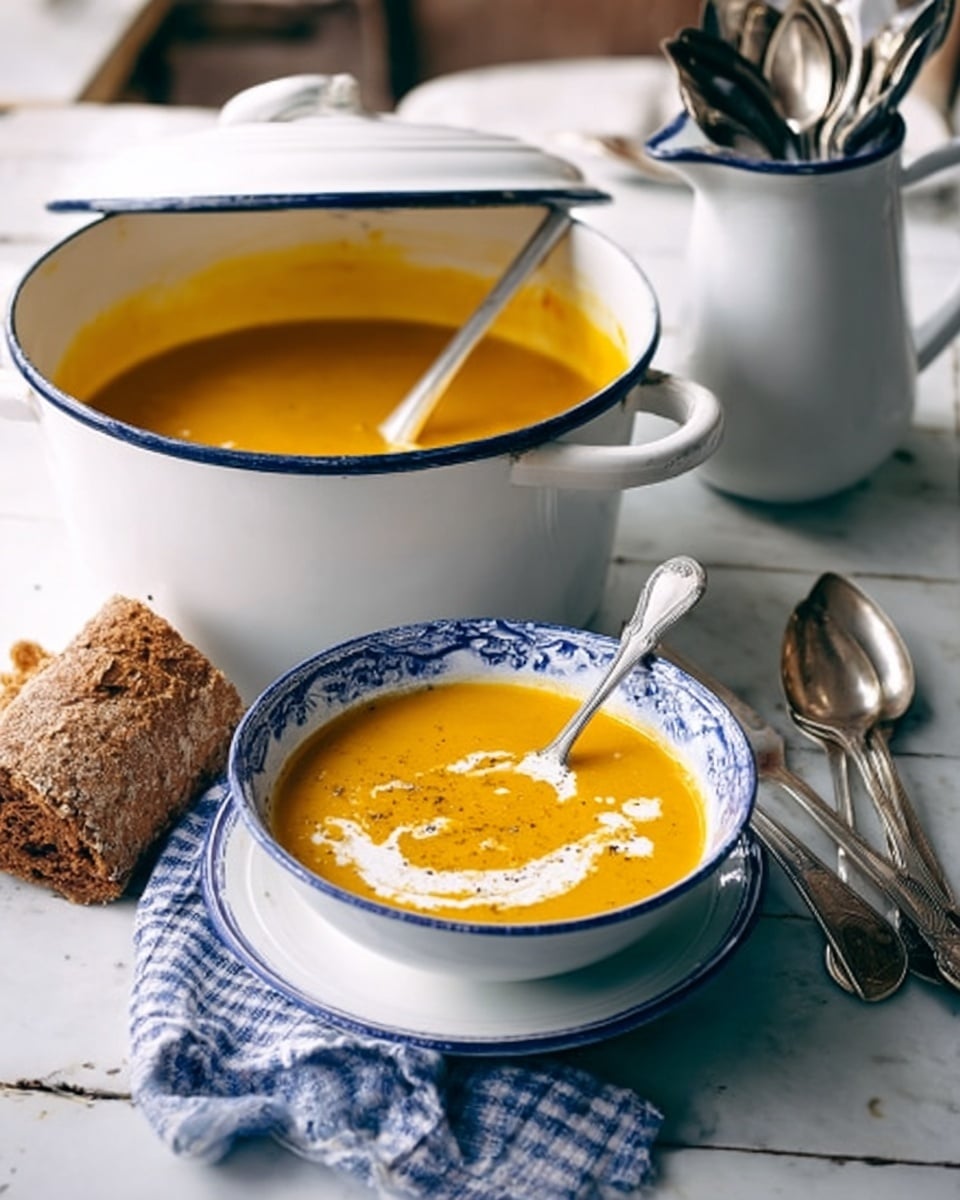Lightly Spiced Carrot Soup - Cozy & Flavorful Healthy Dish